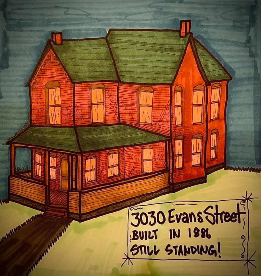 Drawings by Adam Fletcher Sasse – NorthOmahaHistory.com