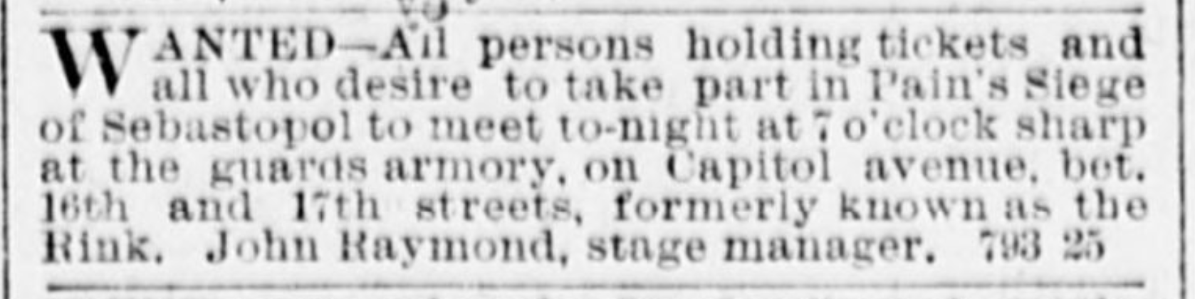 A History of the Sebastapol Amphitheater in North Omaha ...