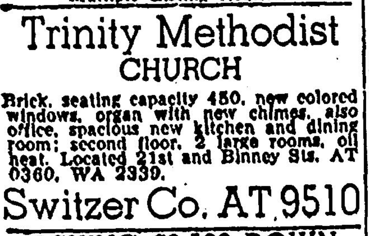 A History of Trinity United Methodist Church – NorthOmahaHistory.com