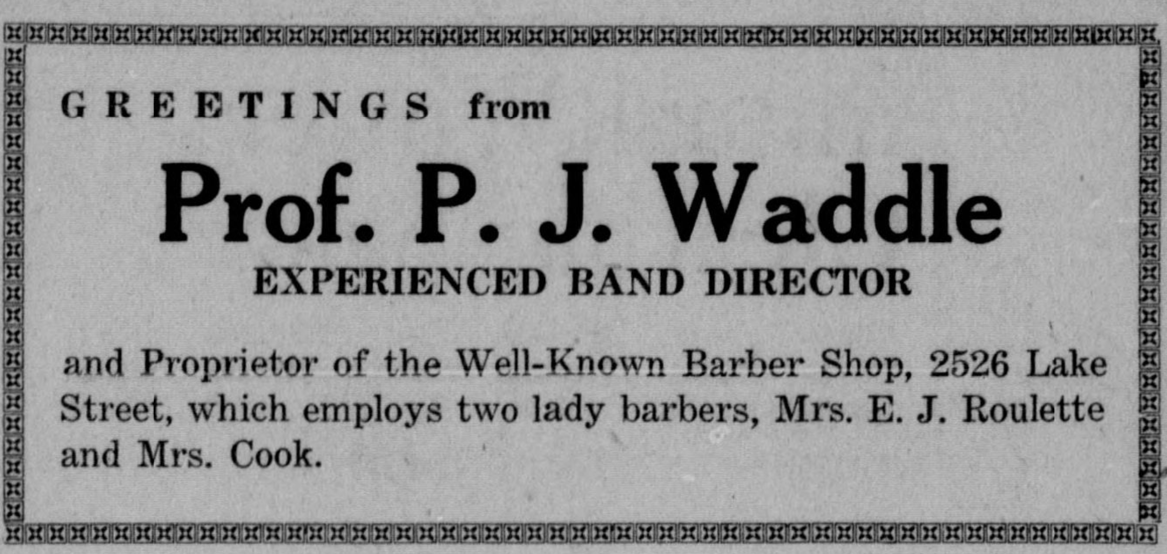 A Biography of Josiah Waddle – NorthOmahaHistory.com