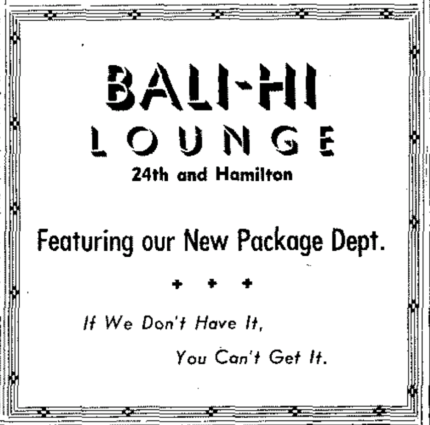 A History of the Bali-Hi Lounge in North Omaha – NorthOmahaHistory.com