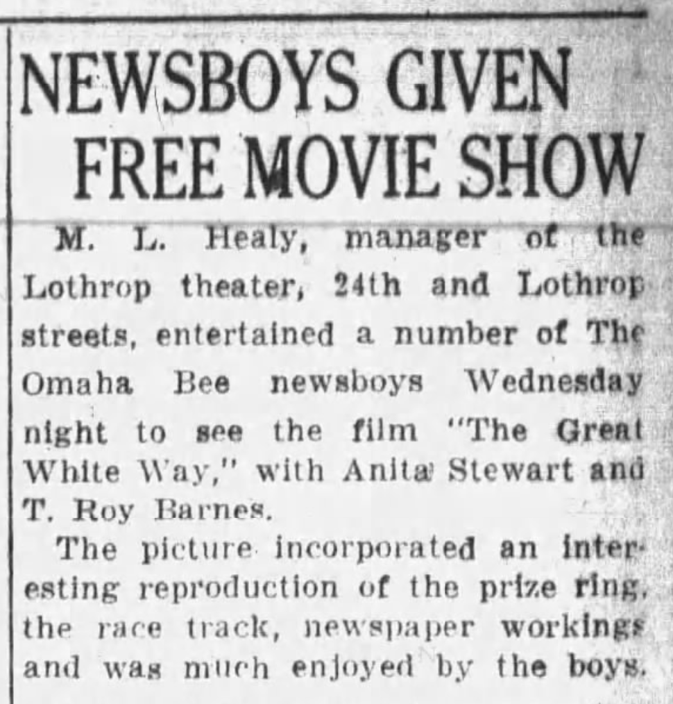 A History of the Lothrop Theater – NorthOmahaHistory.com