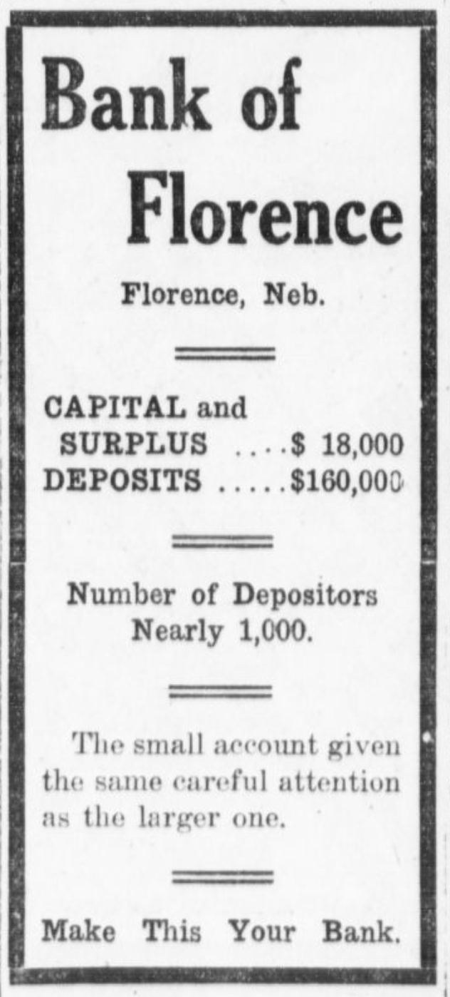 A History of the Bank of Florence – NorthOmahaHistory.com