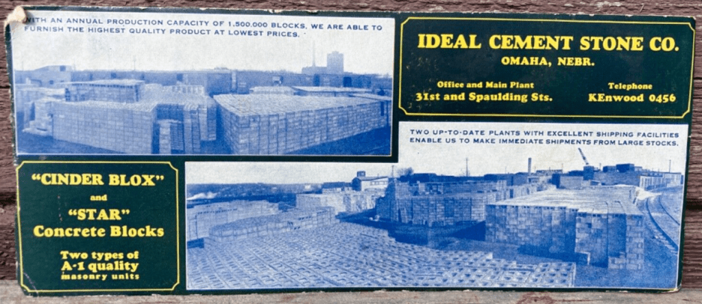A History of the Ideal Cement Stone Company – NorthOmahaHistory.com
